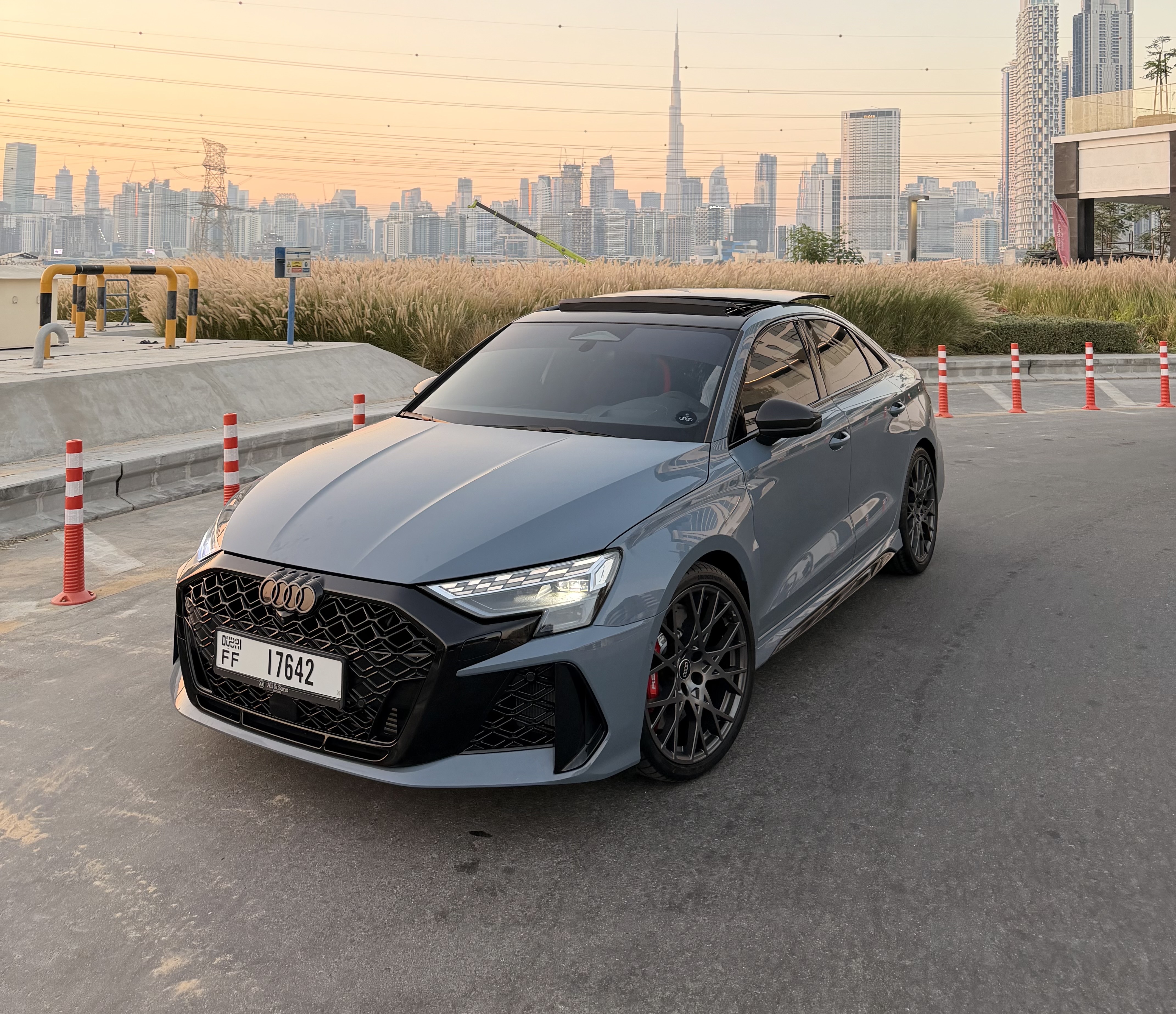 Rent Audi RS3 (gray) 2026 in Dubai | 2835 | Rentop
