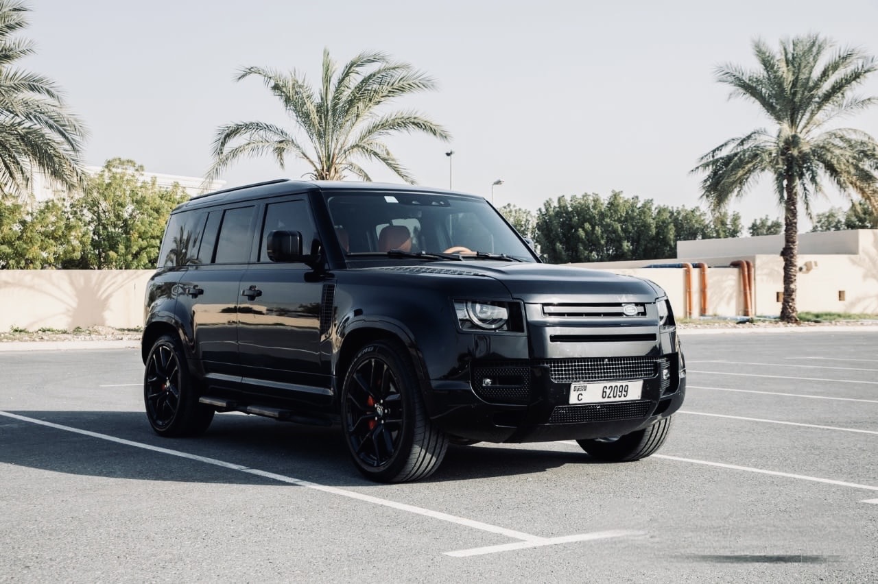 Rent Land Rover Defender Orange Interior (Black) 2021 in Dubai | 2320 ...