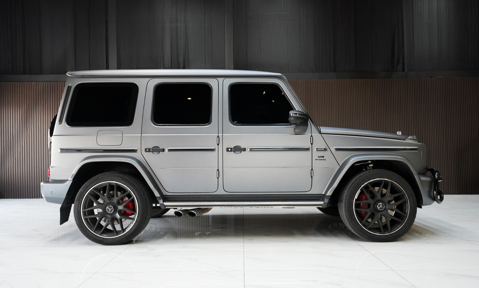 Rent MERCEDES G63 - (GRAY/MATTE) 2023 in Dubai | 2351 | Rentop