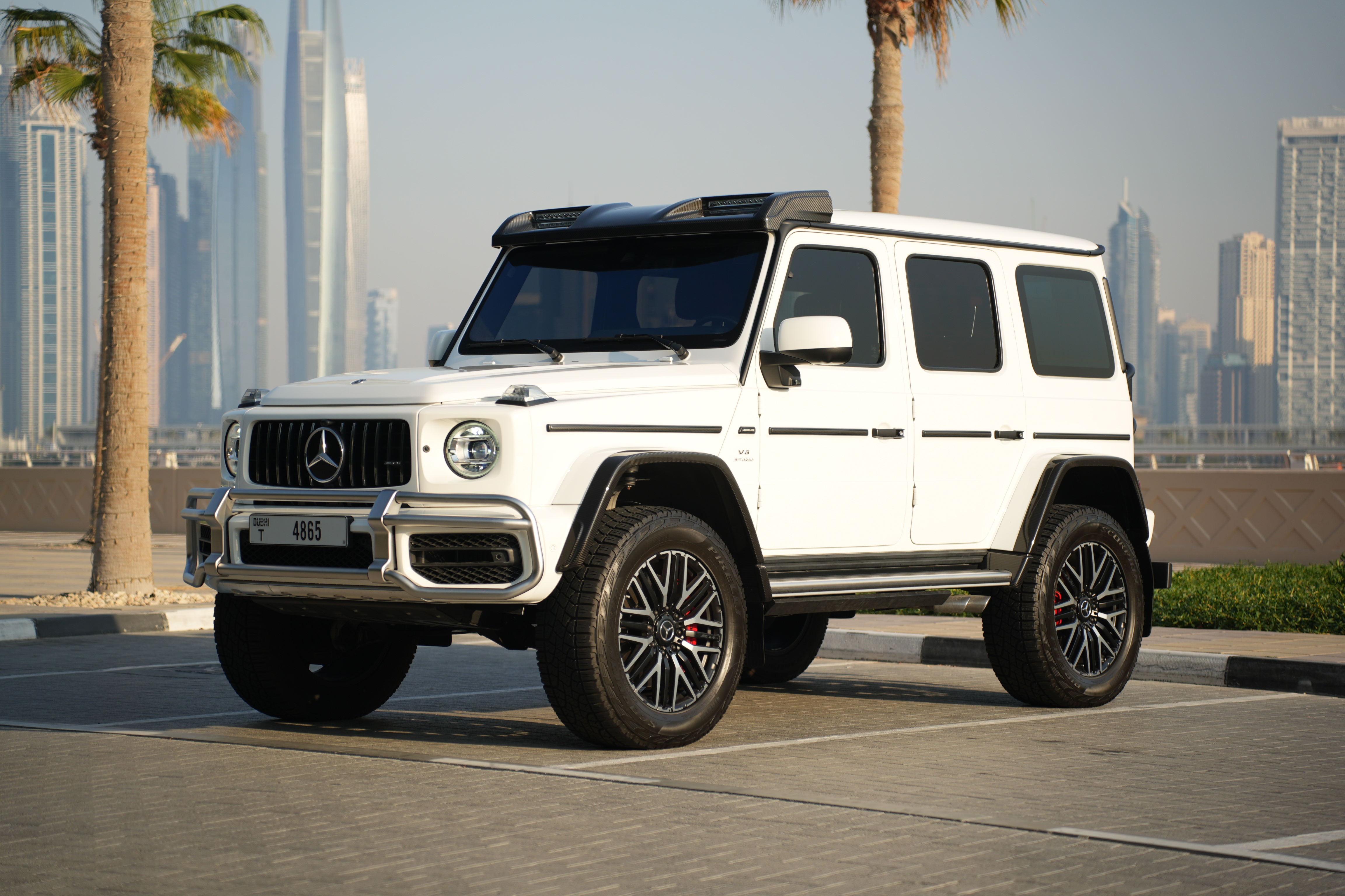 Rent Mercedes G‑Class (4×4) (White) 2022 in Dubai | 2765 | Rentop