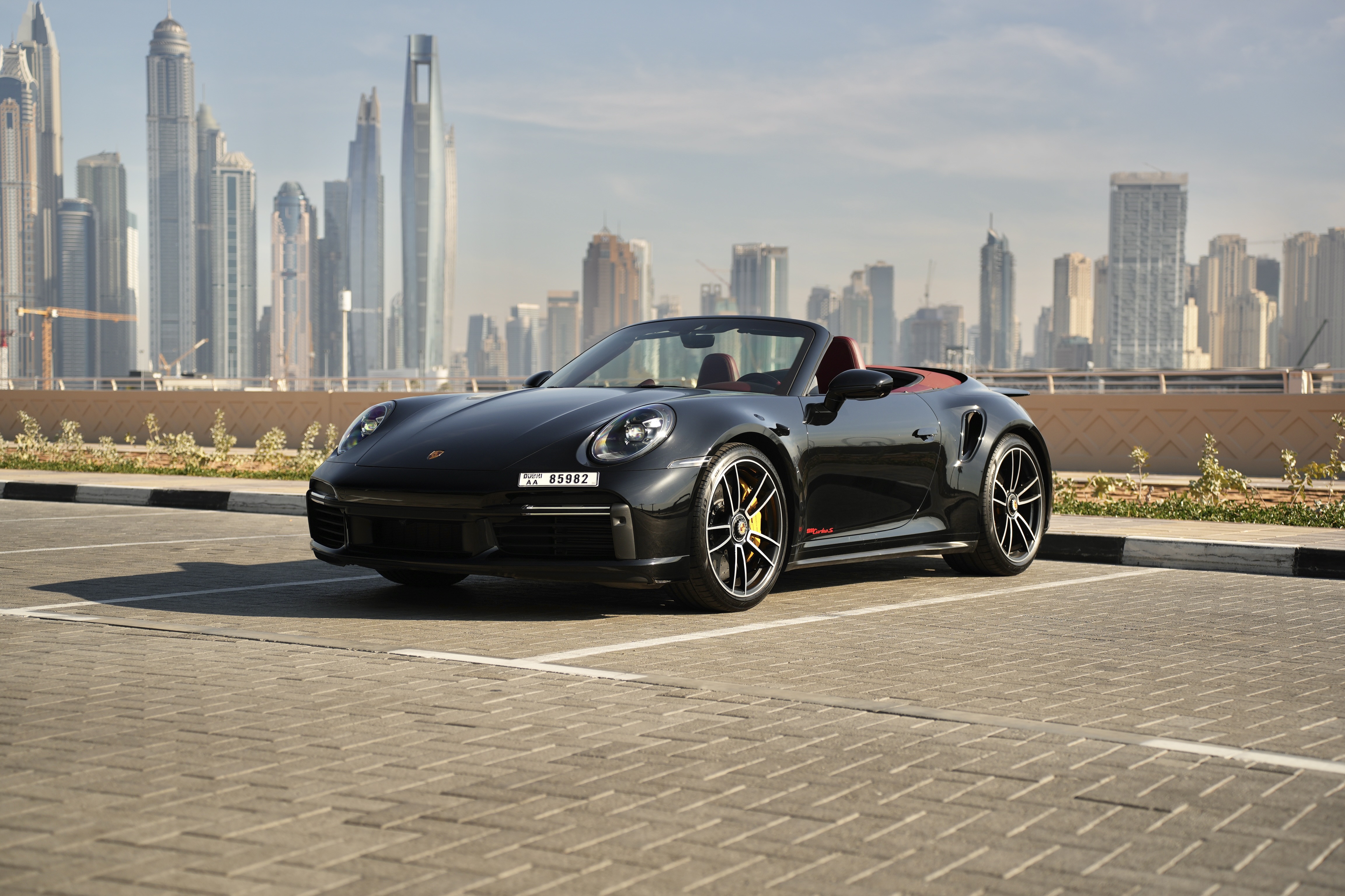 Rent Porsche 911 Turbo S (Black) 2023 in Dubai | 2779 | Rentop