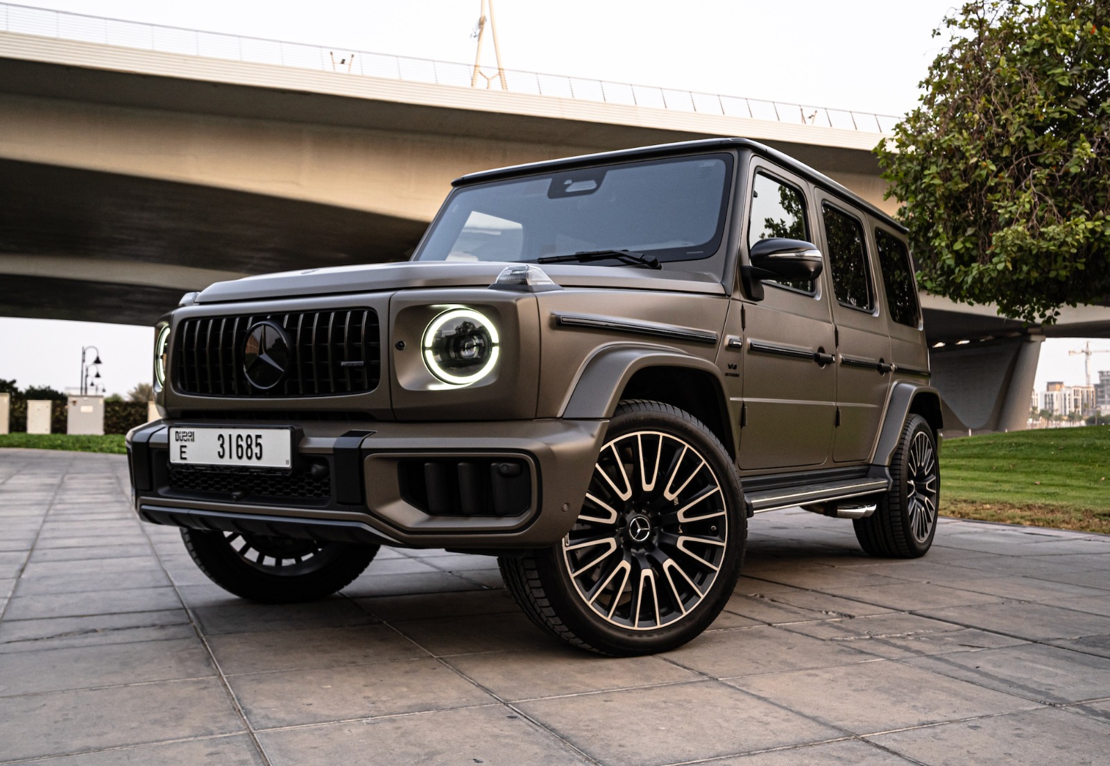 Rent Mercedes G63 AMG (Army Green ) 2025 in Dubai | 2541 | Rentop