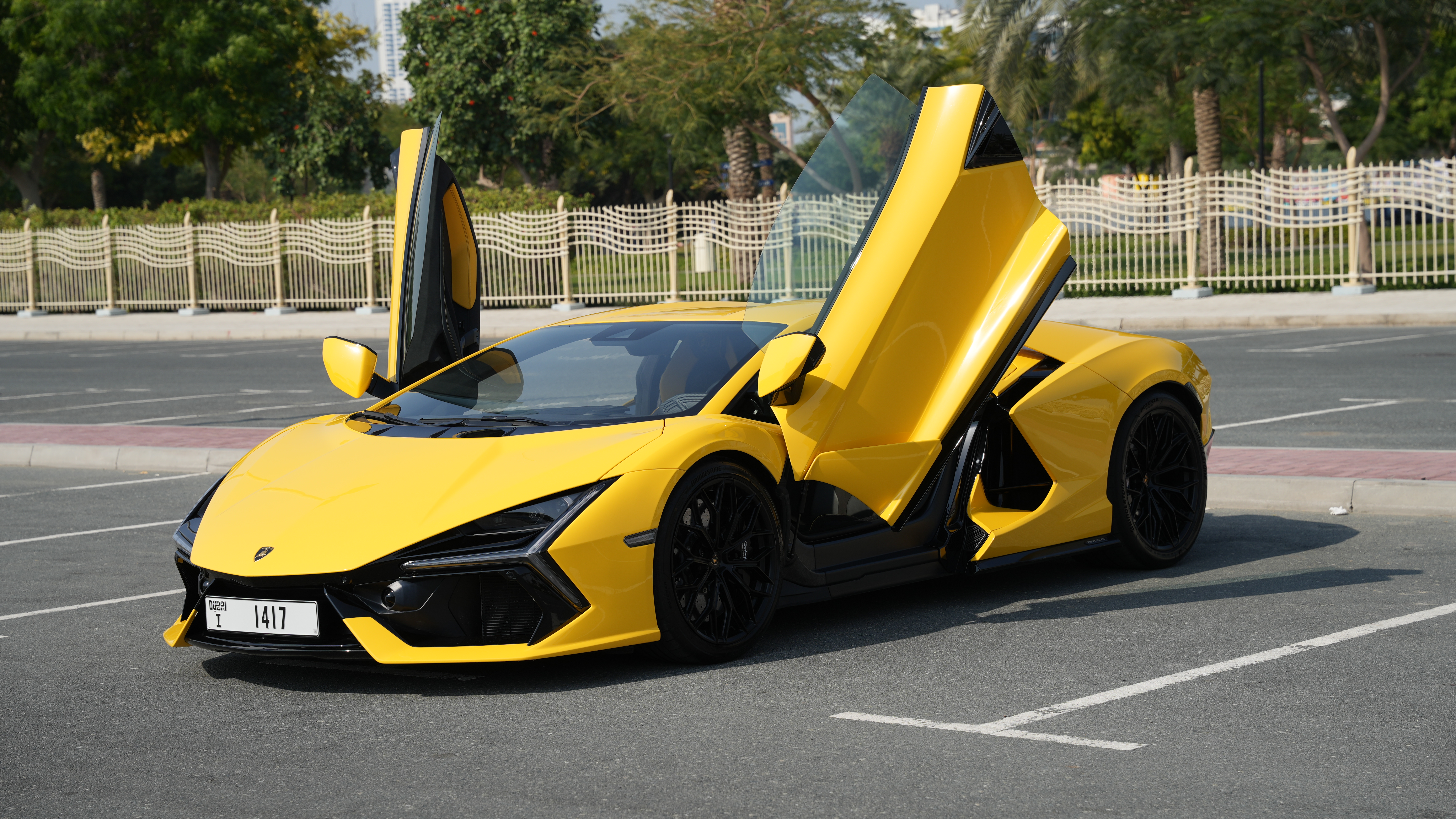 Rent Lamborghini Revuelto (Yellow) 2024 in Dubai | 2850 | Rentop