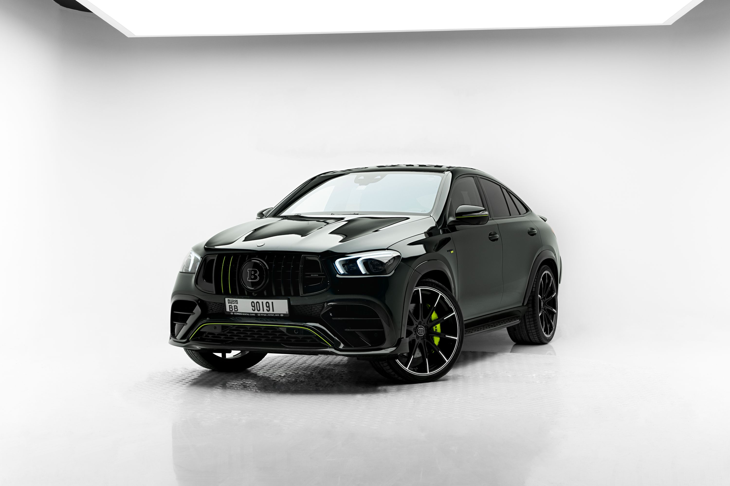 Rent Mercedes-Benz GLE800 Brabus (Black) 2024 in Dubai | 1990 | Rentop