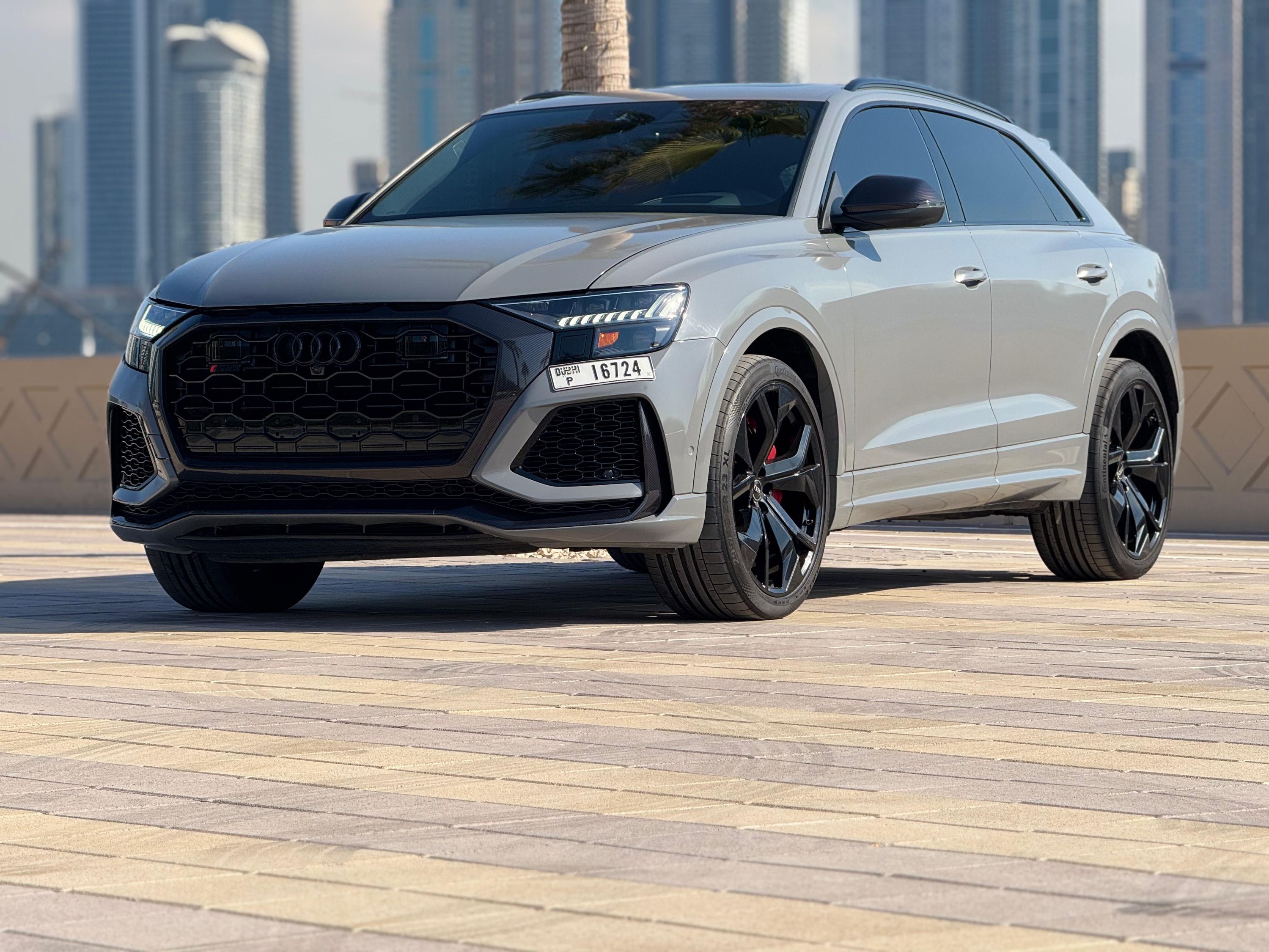 Rent AUDI RSQ8 (Nardo Grey) 2022 in Dubai | 1227 | Rentop