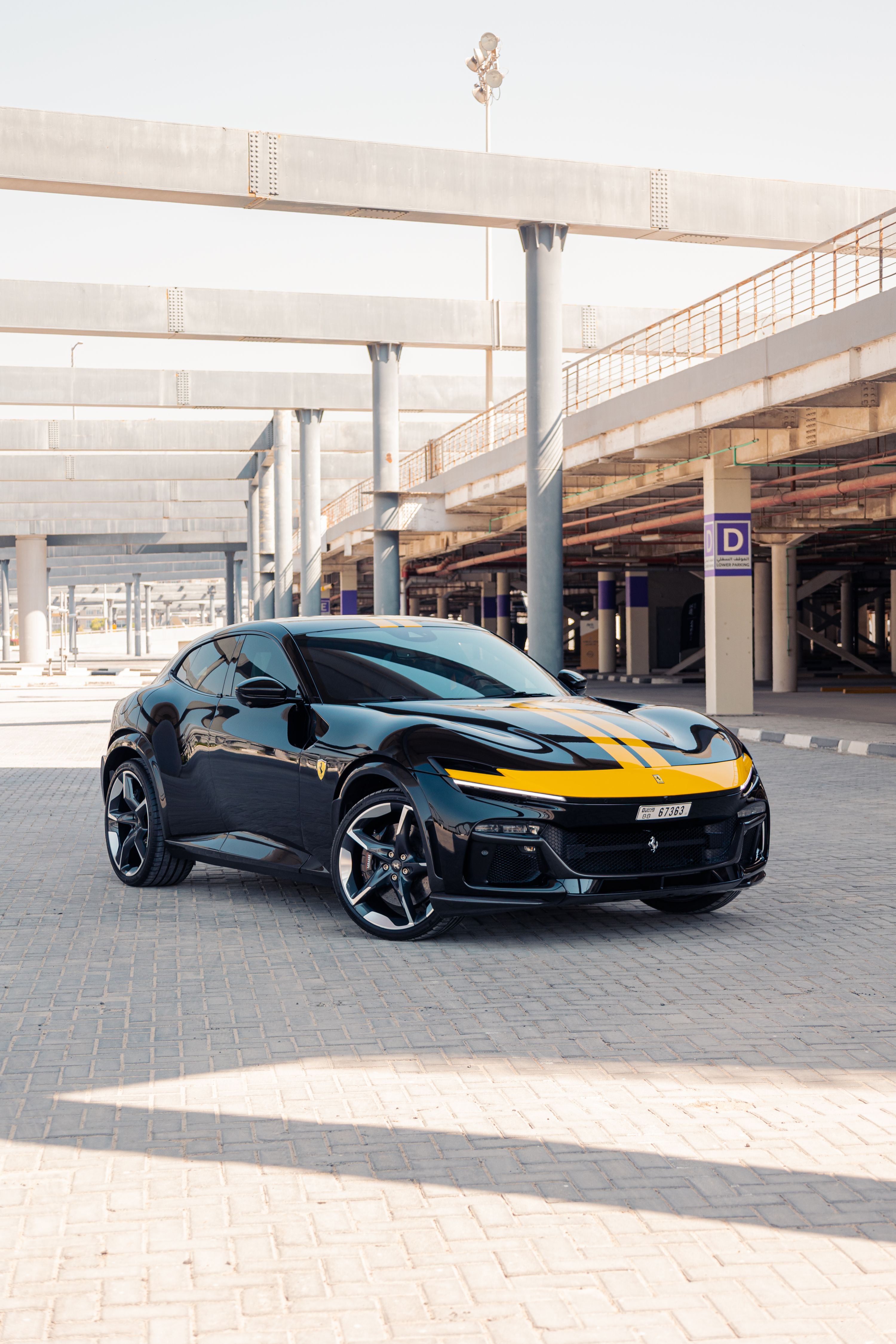 Rent Ferrari Purosangue (Black) 2024 in Dubai | 1730 | Rentop