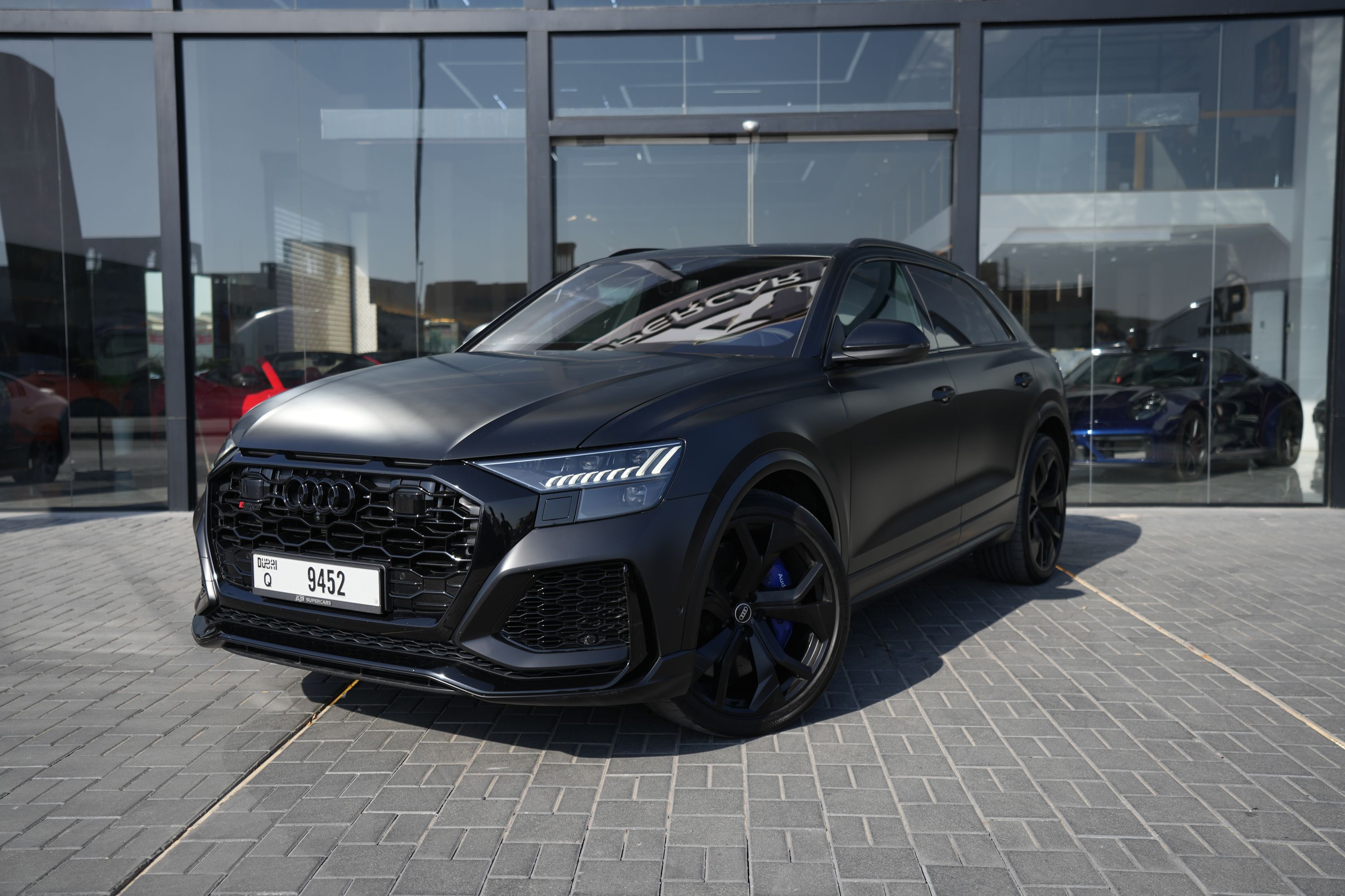 Rent Audi RSQ8 (Matte Black) 2023 in Dubai | 2176 | Rentop